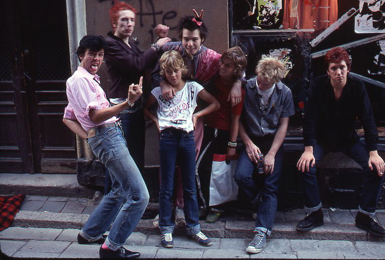 Punk Photography from London New York Stockholm 1970's